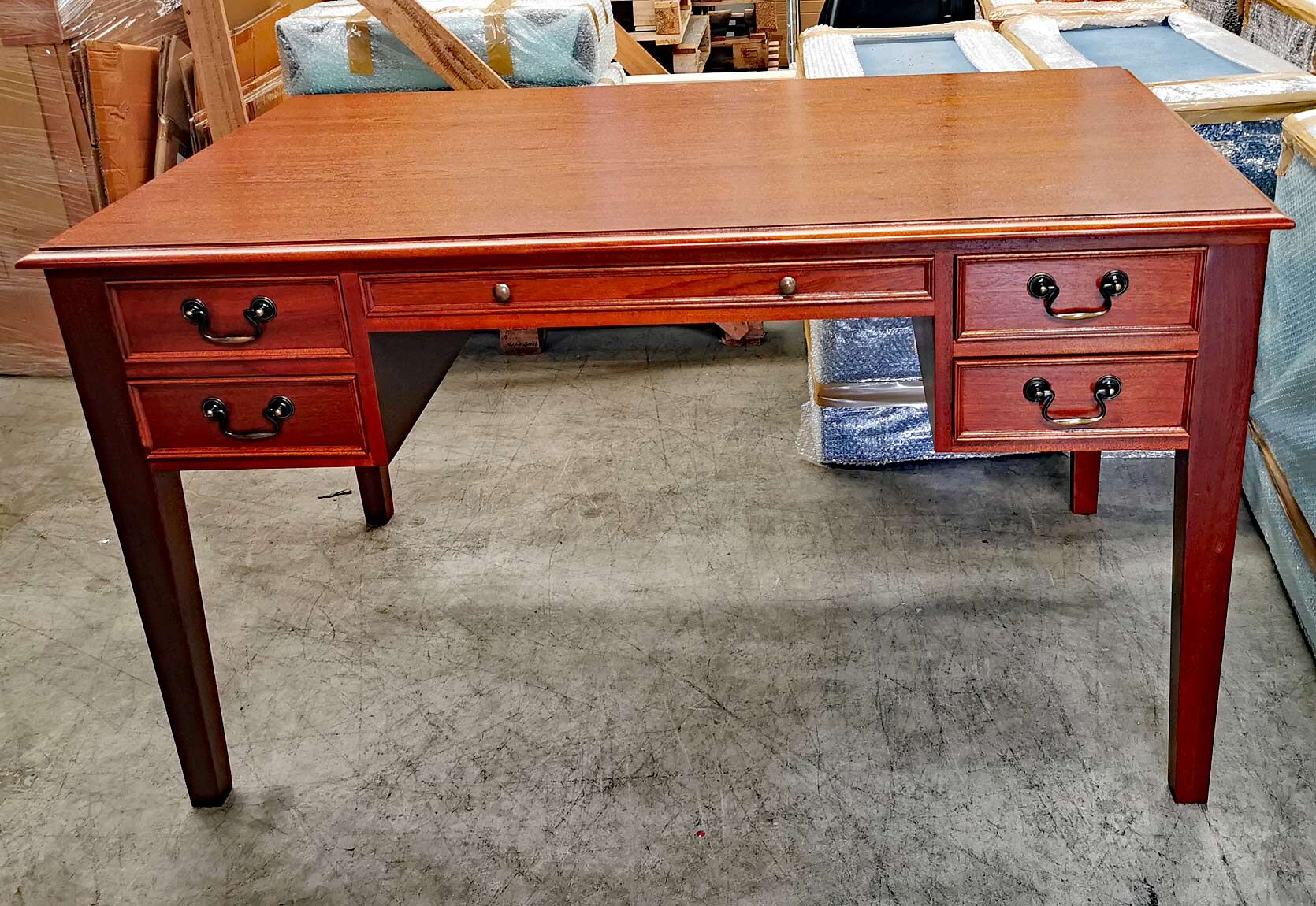 Made to measure Officers writing table, English Decorations